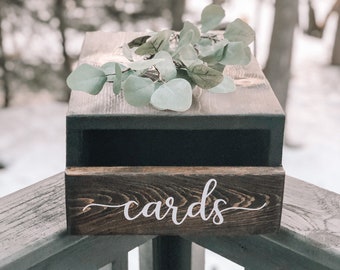 Rustic Wedding Card Box - Etsy