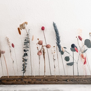Wooden Flower Bar, Wildflower Decor, Dried Flower Bar, Floral ...