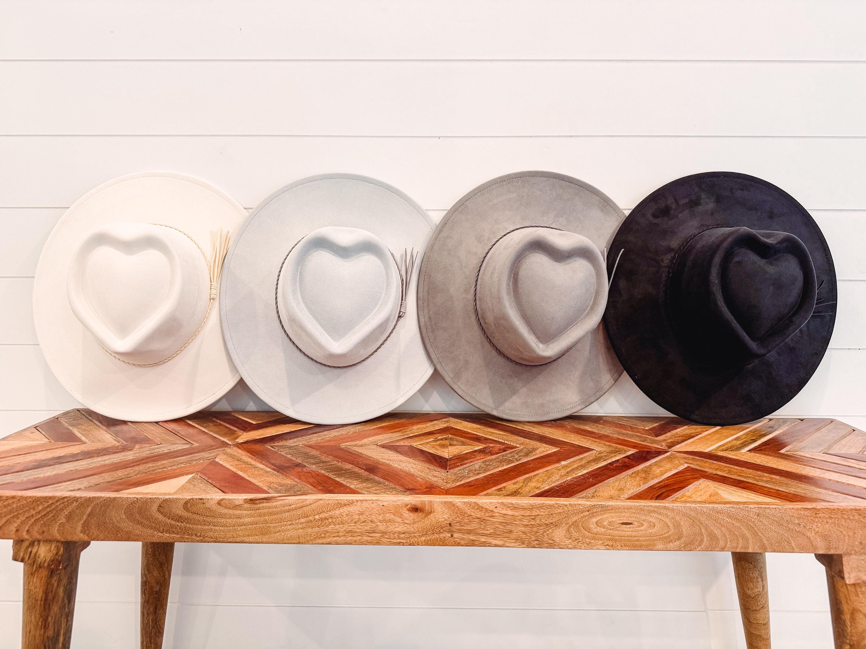 Heart Shaped Hat Blank With Logo Engraving, Heart Crown Blank Hat for ...