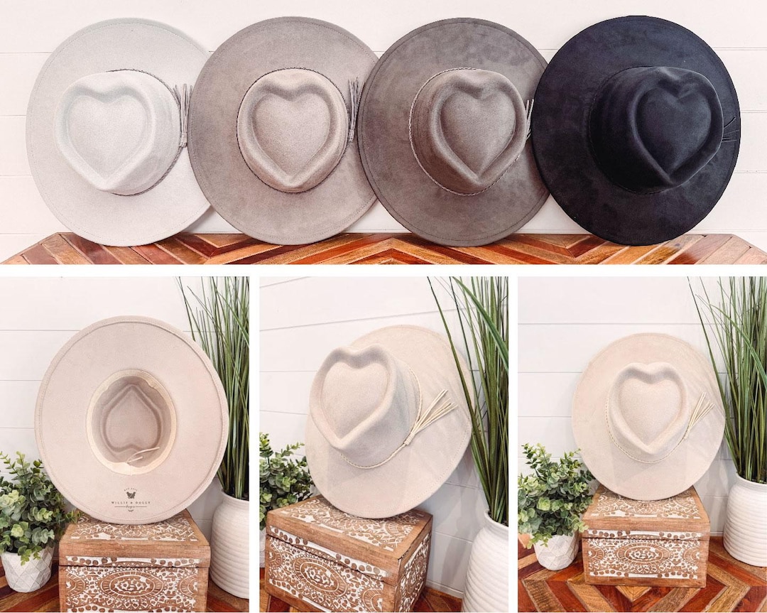 Heart Shaped Hat Blank With Logo Engraving, Heart Crown Blank Hat for ...
