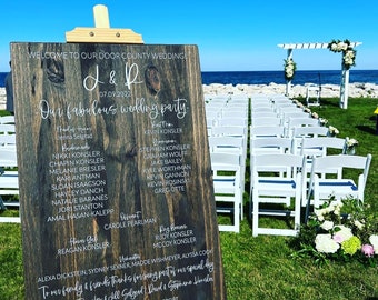Wedding Program Sign - Etsy