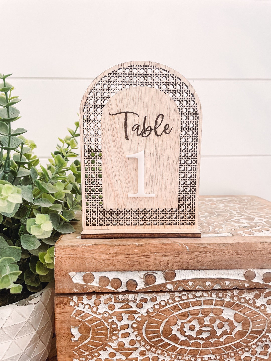 Rattan Table Numbers, Boho Wedding Decor, Boho Table Numbers, Wedding ...