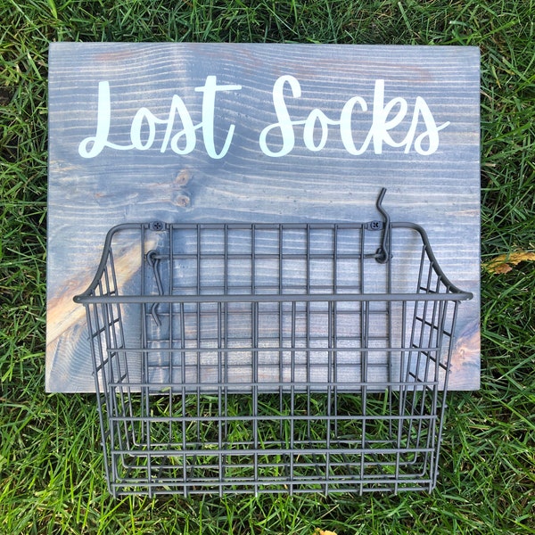 Lost Socks Sign - Etsy
