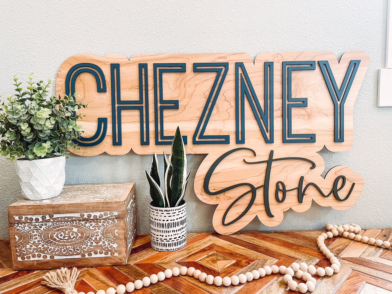 Wooden Baby Name Sign Nursery Sign Nursery Name Sign Boho - Etsy