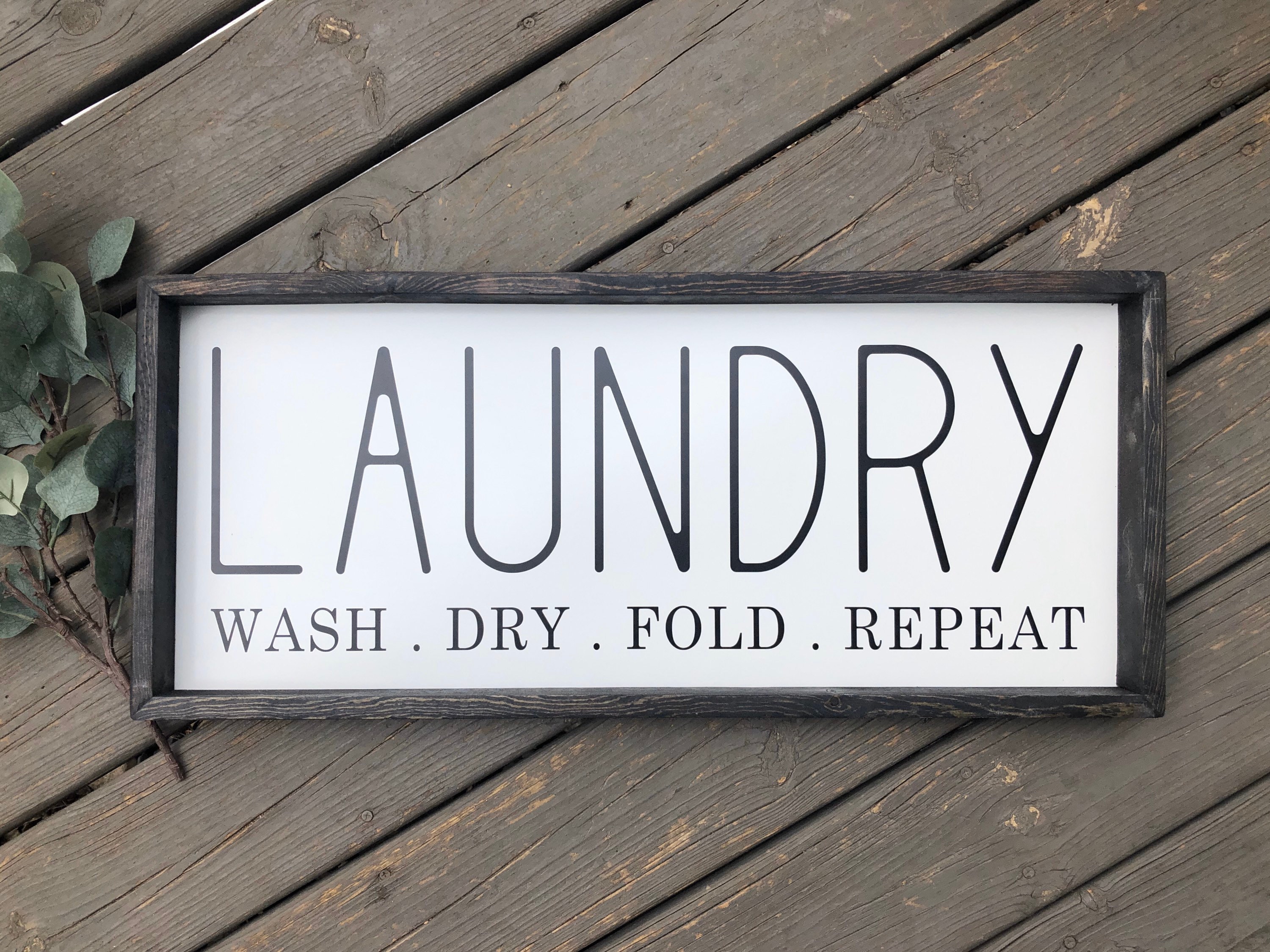 Laundry Farmhouse Wooden Sign, Laundry Room Decor,laundry Room Sign ...