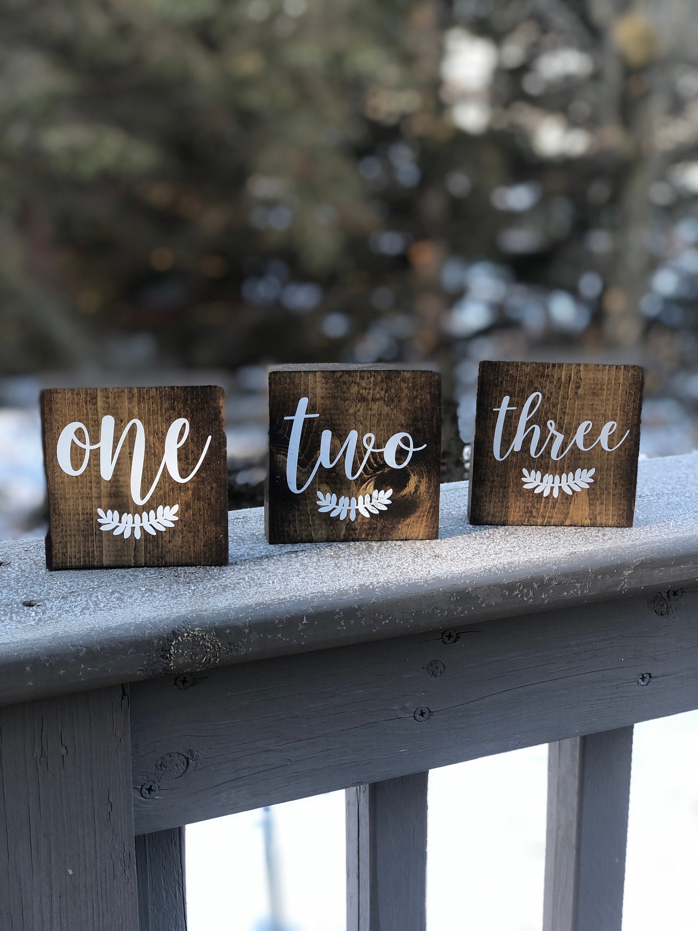 Wooden Table Numbers Wedding Decor Table Numbers Wedding | Etsy