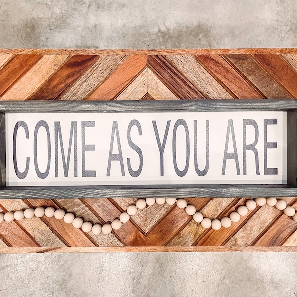 Come as You Are Sign - Etsy