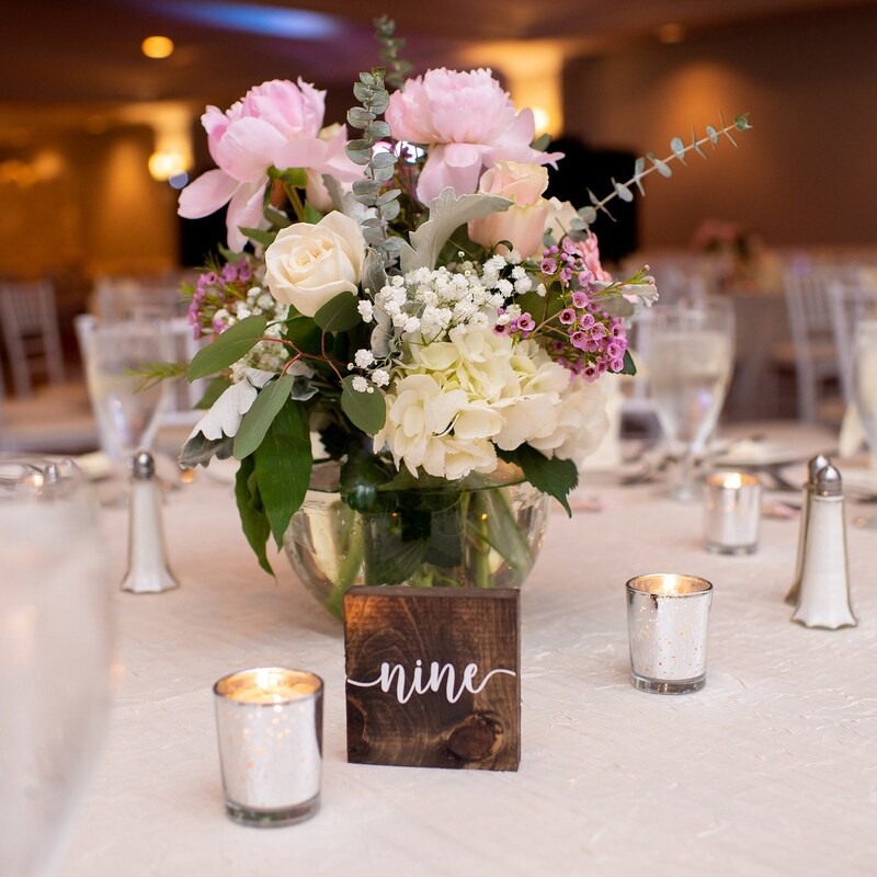 Rustic Table Numbers - Etsy