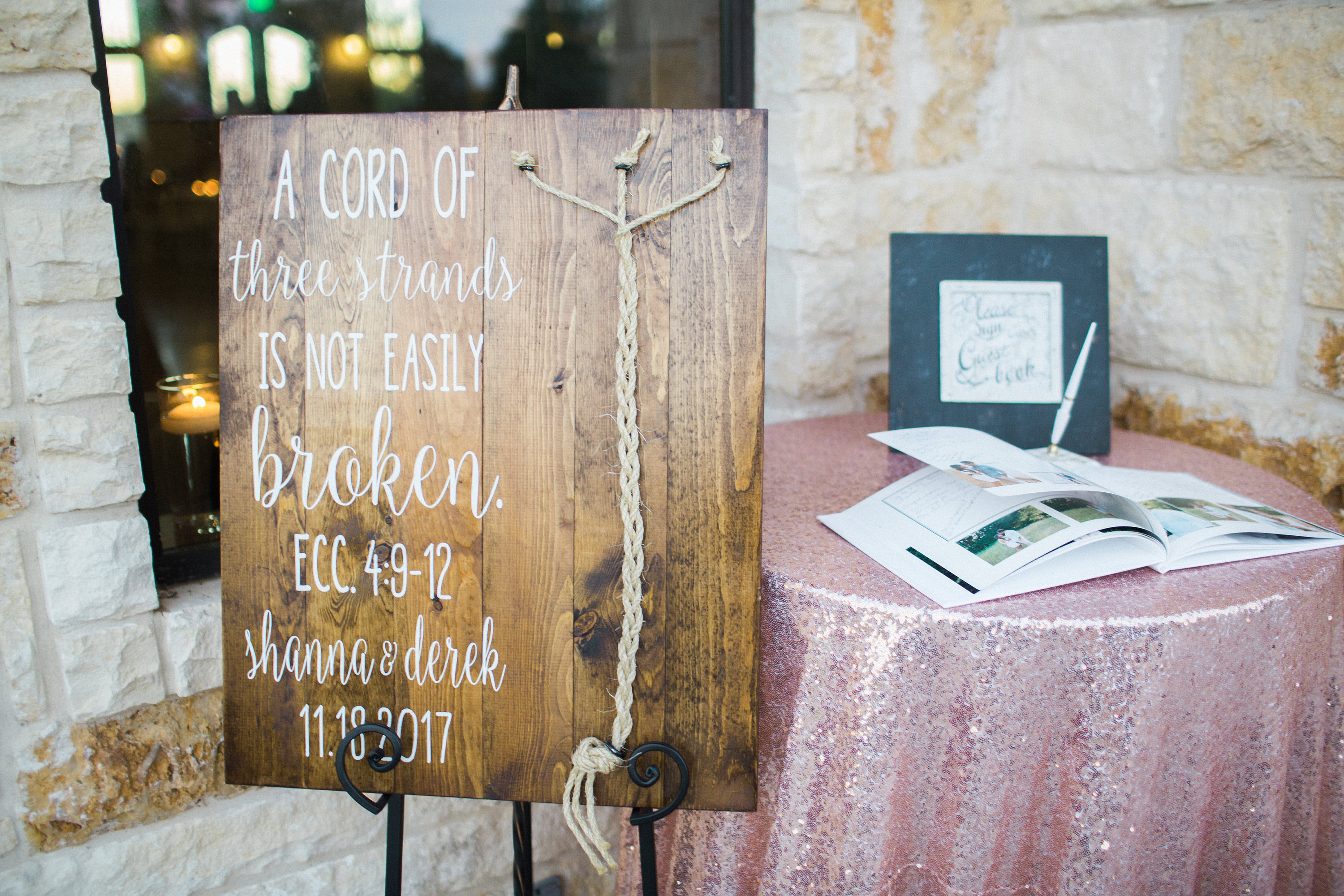 A Cord of Three Strands Sign A Cord of 3 Strands - Etsy