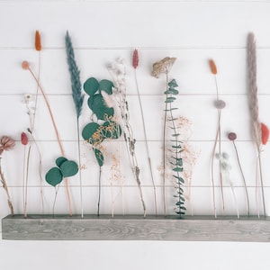 Wooden Flower Bar, Wildflower Decor, Dried Flower Bar, Floral ...