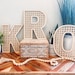 Rattan Letter Rattan Initial Rattan Nursery Decor Boho - Etsy