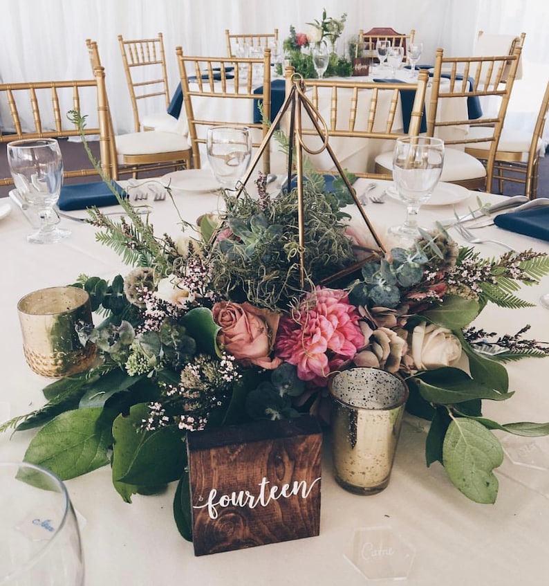 Wooden Table Numbers Wedding Decor Table Numbers Wedding - Etsy