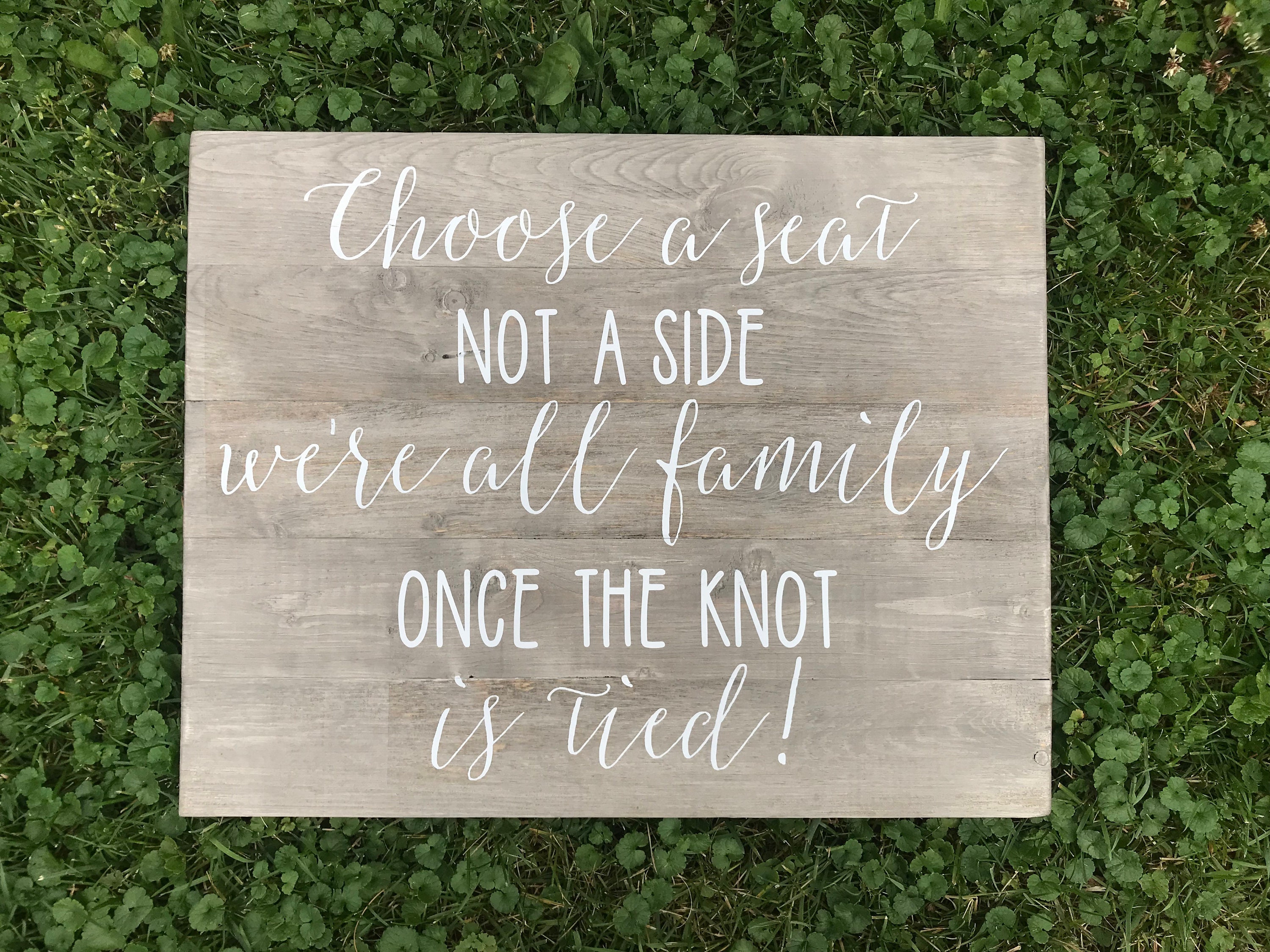 Wedding Seating Sign Wedding Decor Wedding Ceremony Sign - Etsy