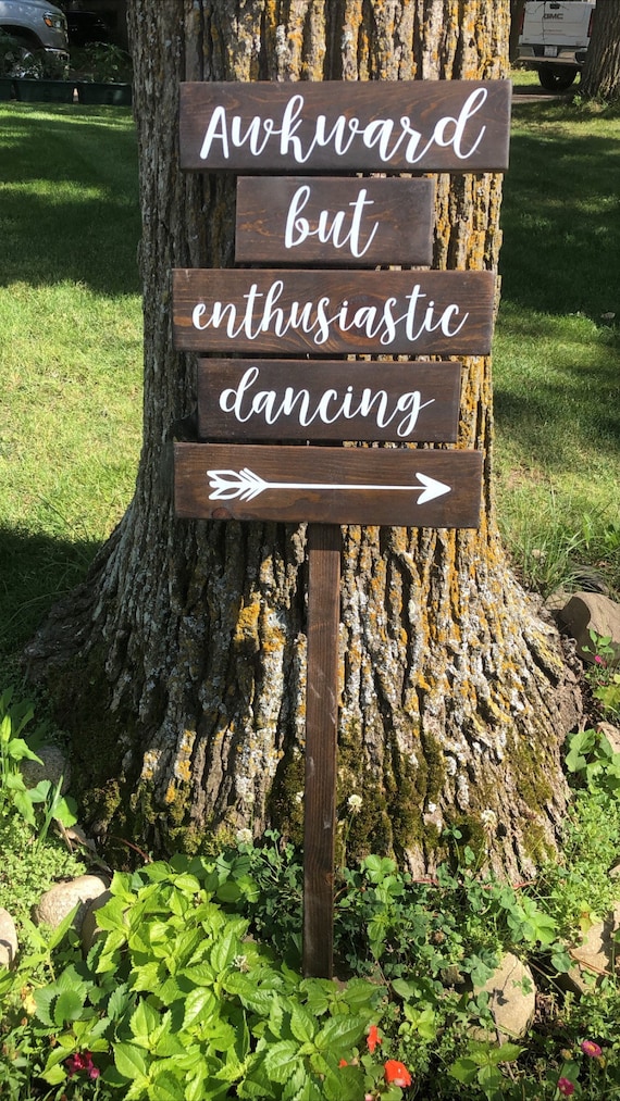 Directional Wedding Signs Wedding Arrow Sign Receptions | Etsy