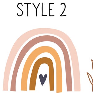 3D Boho Rainbow Nursery Sign, Laser Cut Nursery Sign, Baby Room Sign ...