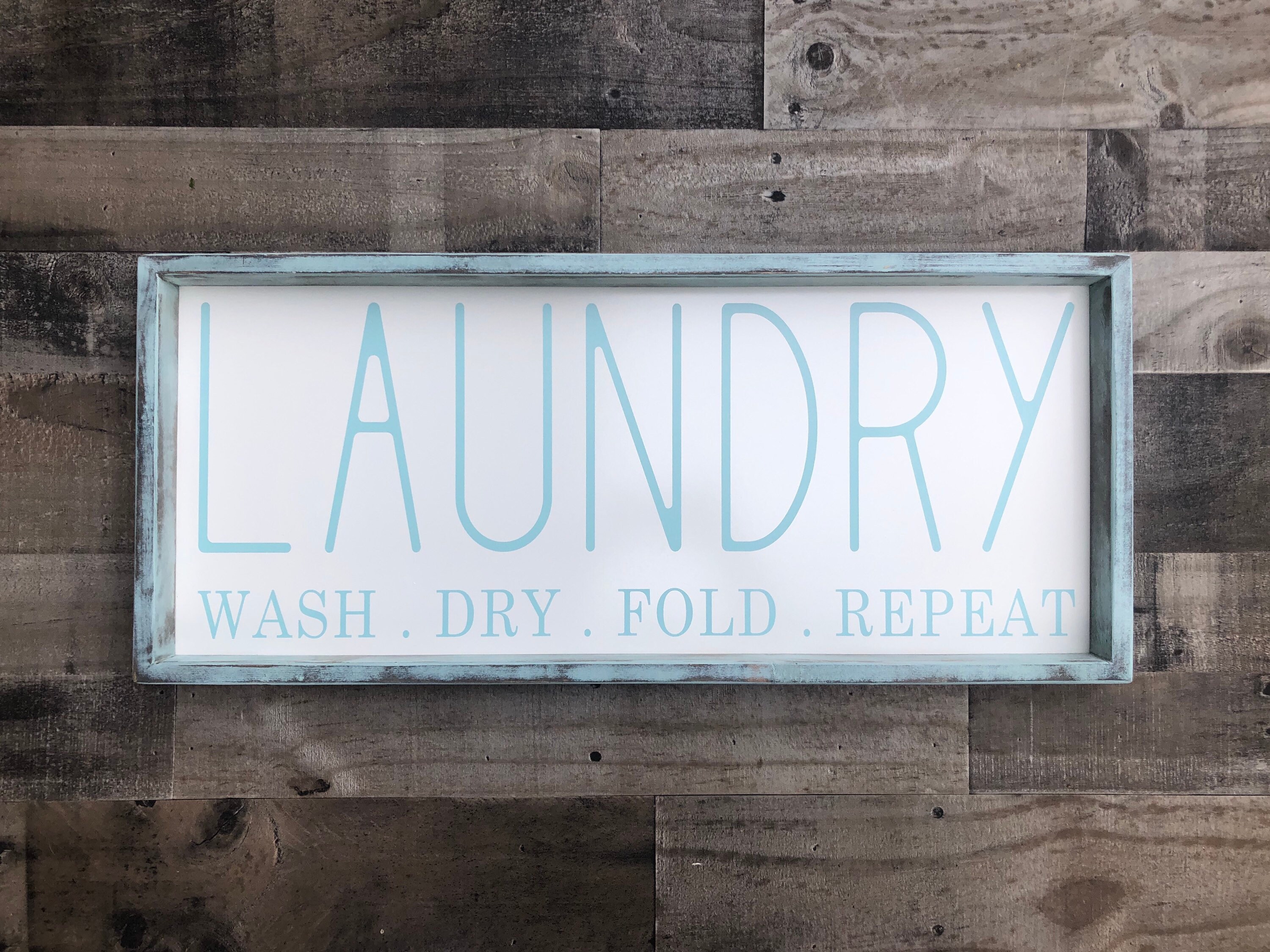 Laundry Farmhouse Wooden Sign, Laundry Room Decor,laundry Room Sign ...