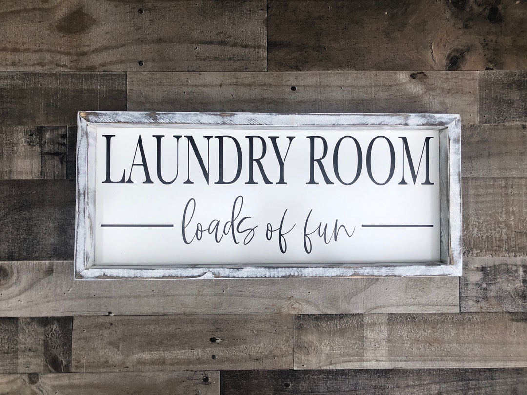 Laundry Room Decorations Laundry Room, Loads Of Fun, Printable Sign ...