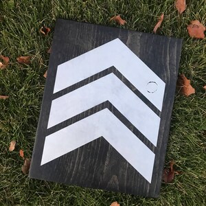 Chevron Wooden Sign, Arrow Sign, Rustic Arrow Sign, Entry Way Decor ...