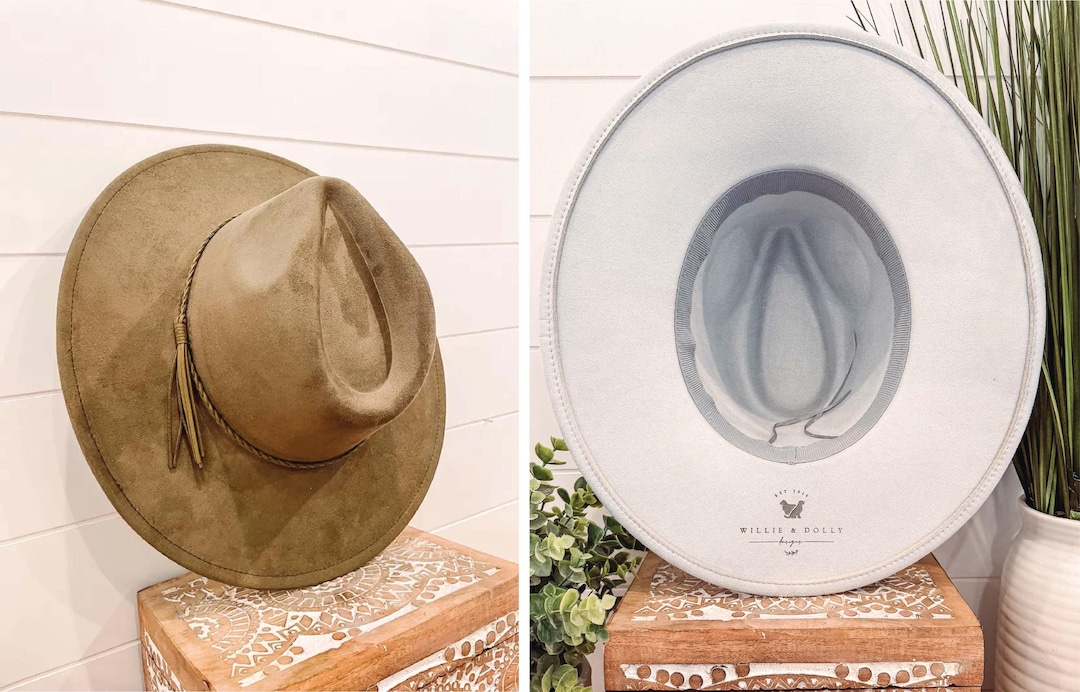 Vegan Suede Hat Blank, Blank Hat for Burning, Hat Pyrography, Burned ...