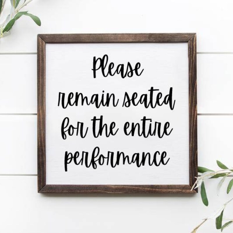 Please Remain Seated - Etsy