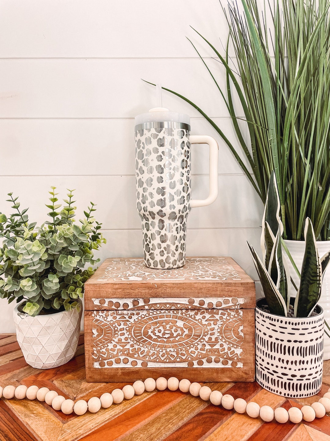 Leopard Print Tumbler 40oz, Cheetah Print Cup, Engraved Tumbler ...