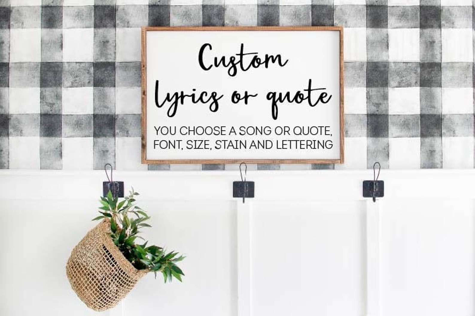 Custom Lyrics Sign Love Song Lyric Sign First Dance Sign | Etsy