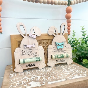 Easter Bunny Money Holder, Bunny Money Holder, Easter Basket, Easter ...
