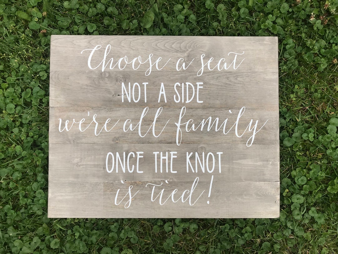 Wedding Seating Sign, Wedding Decor, Wedding Ceremony Sign, Wedding ...