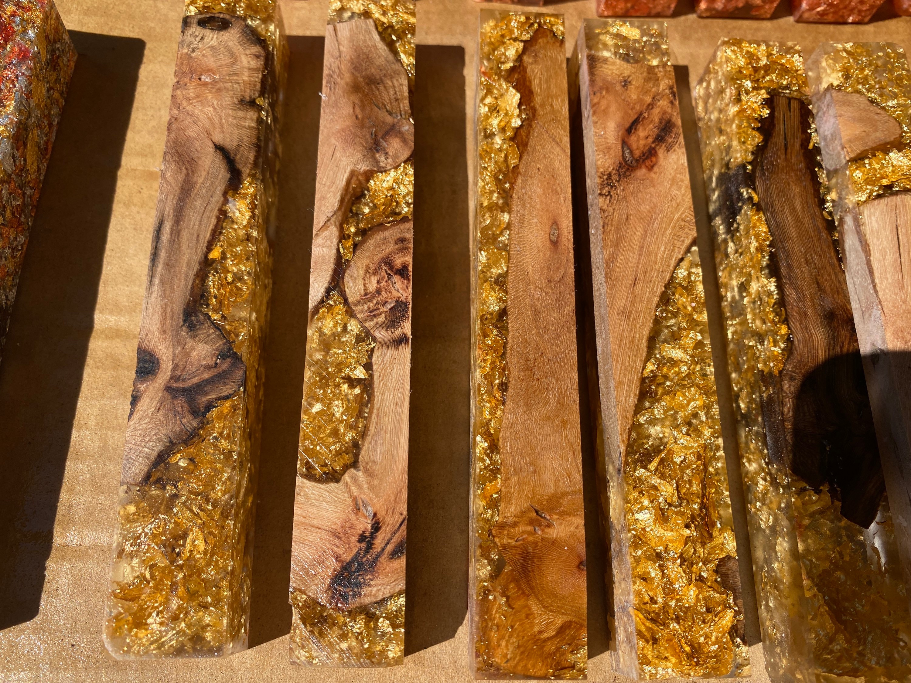 Grapevine&alumilite gold Silver Copper Leaf Worthless Wood - Etsy