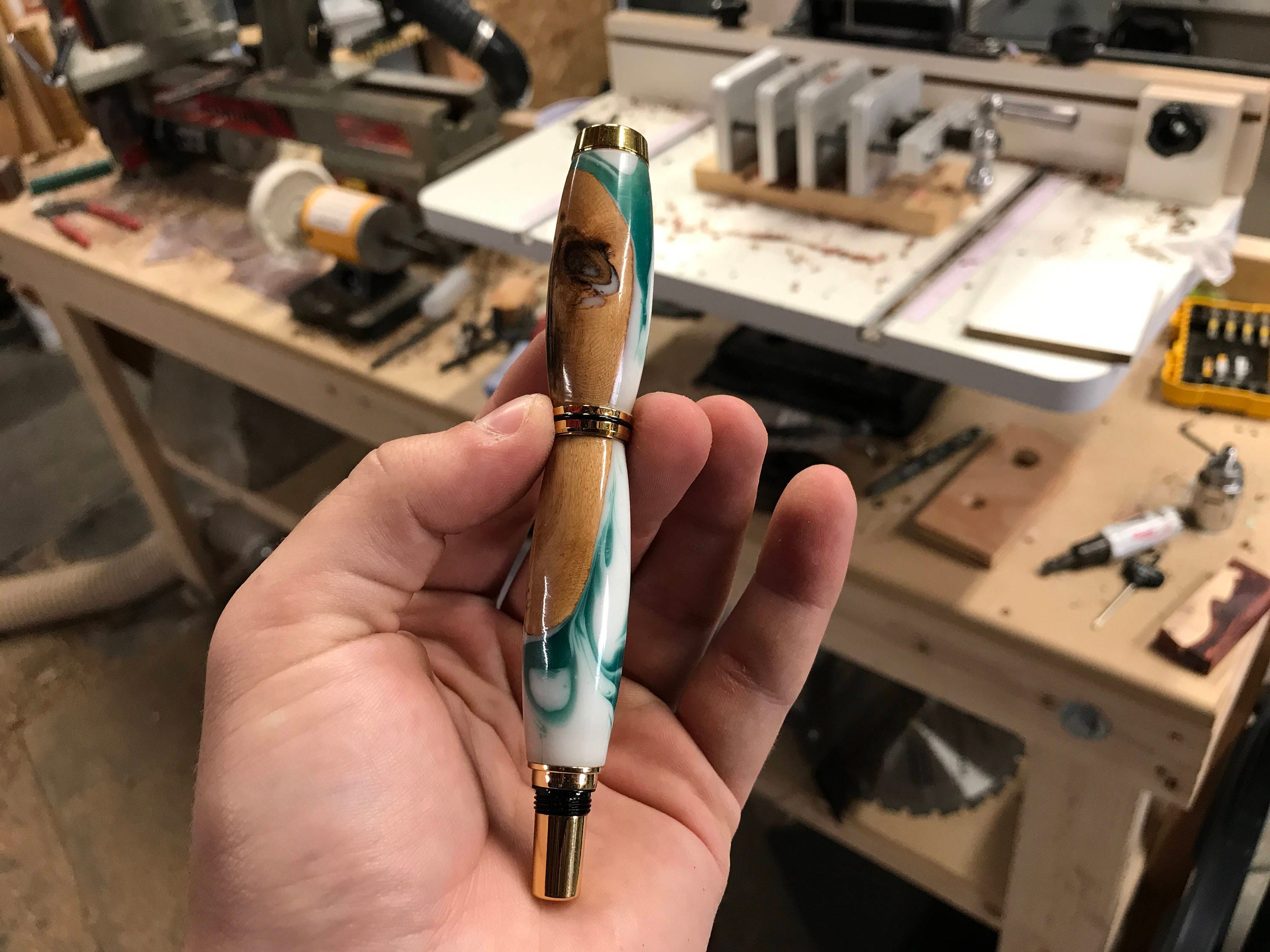 Grapevine&alumilite Worthless Wood Hybrid Pen Blanks | Etsy