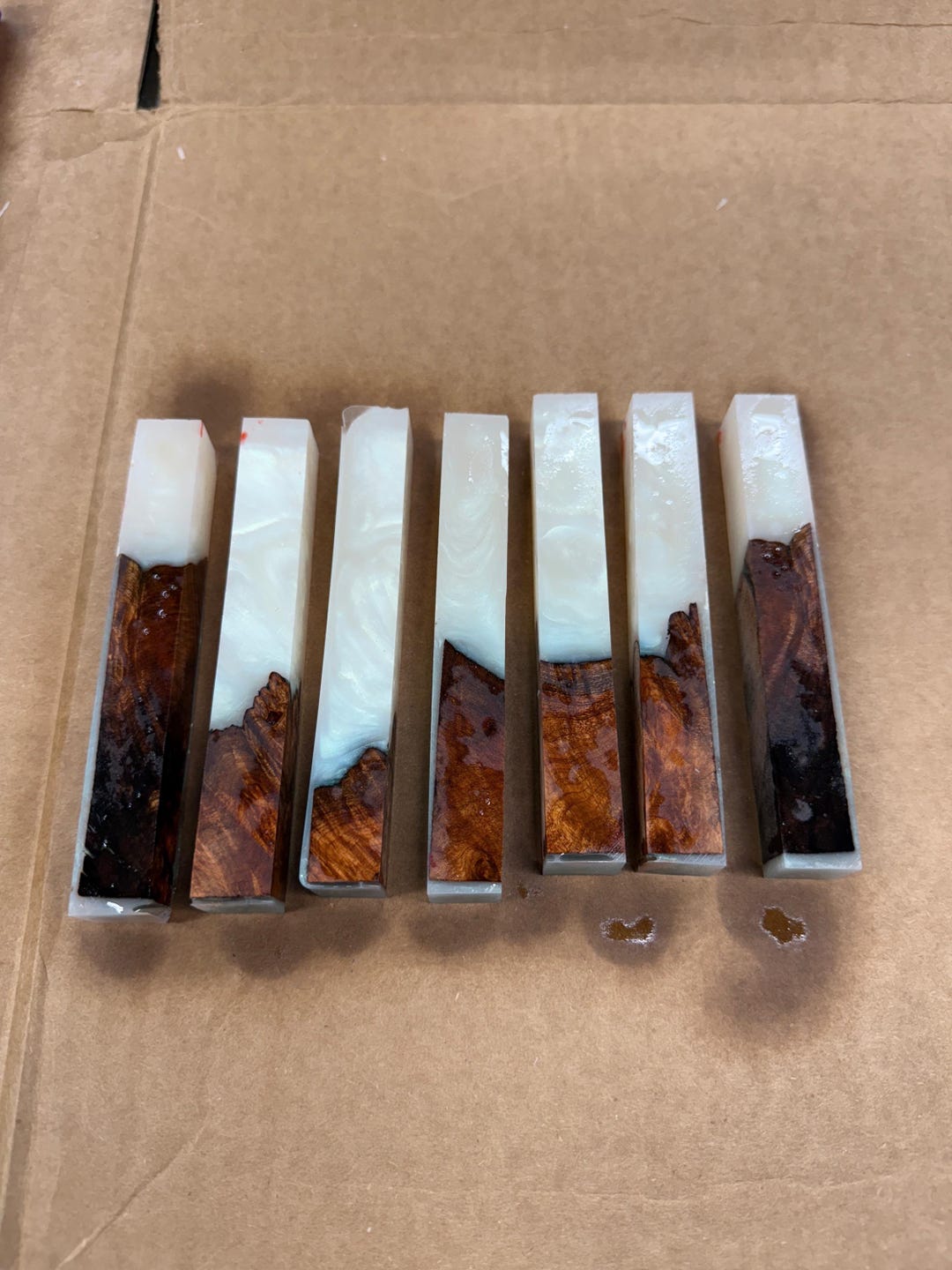 Stabilized Maple Burl & Alumilite Pen Blanks limited Edition - Etsy