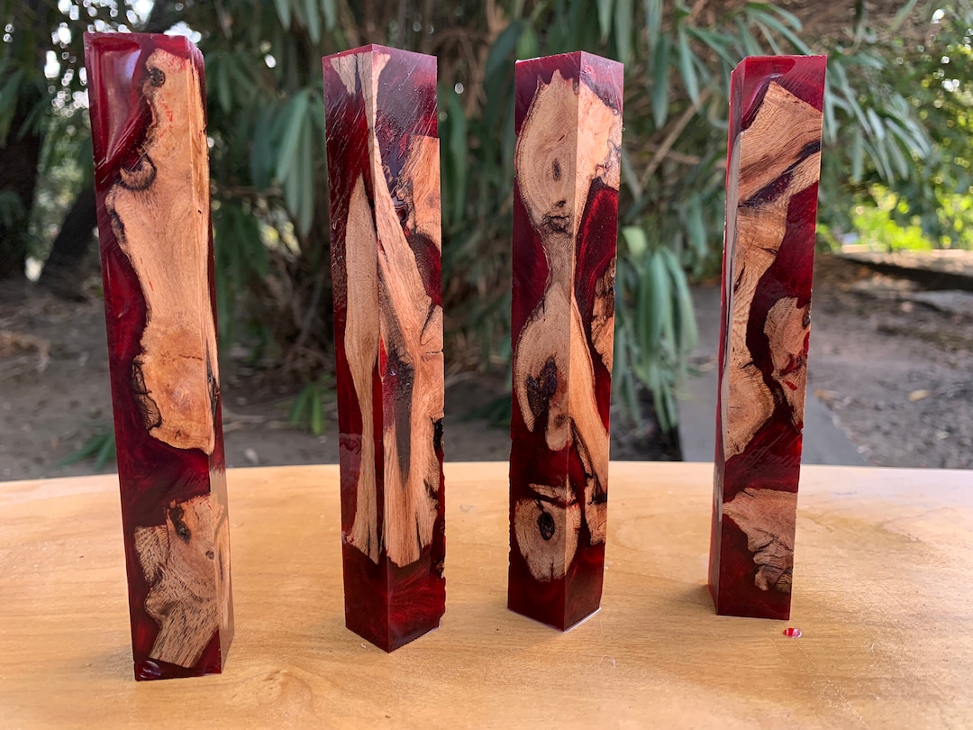 Grapevine&alumilite (multiple Colors) Worthless Wood Hybrid Pen Blanks ...