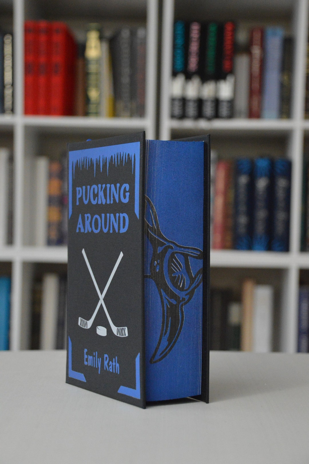 Pucking Around by Emily Rath Hardcover Rebind Sprayed Edges - Etsy