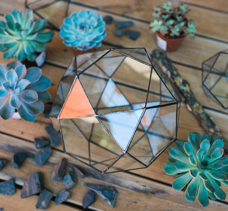 Geometric Terrarium Handmade Geometric Terrarium Glass - Etsy