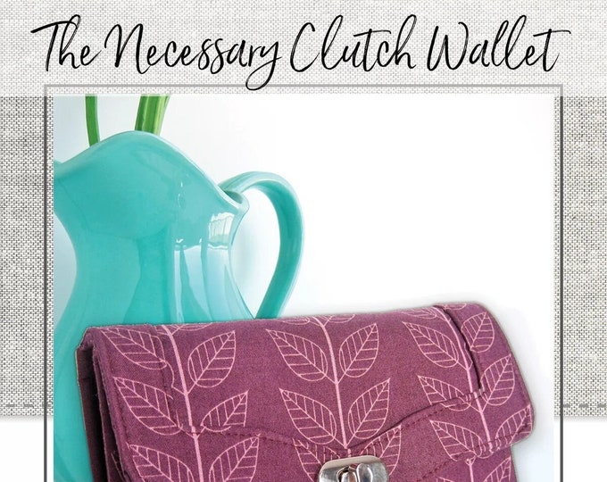 Paper Pattern the Necessary Clutch Wallet Pattern by Emmaline Bags Full ...
