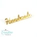 Metal Bag Label - Script Style "handmade" - Etsy