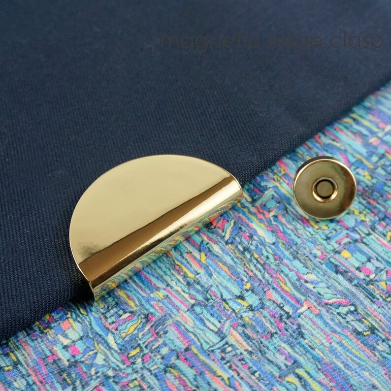 Magnetic Edge Clasp Half Moon - Etsy