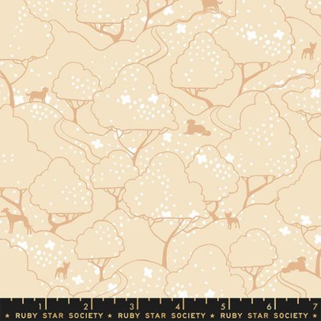 Dog Park by Sarah Watts | Dog Park in Sandbox | Ruby Star Society Cotton Fabrics | Sold by 1/2 ...