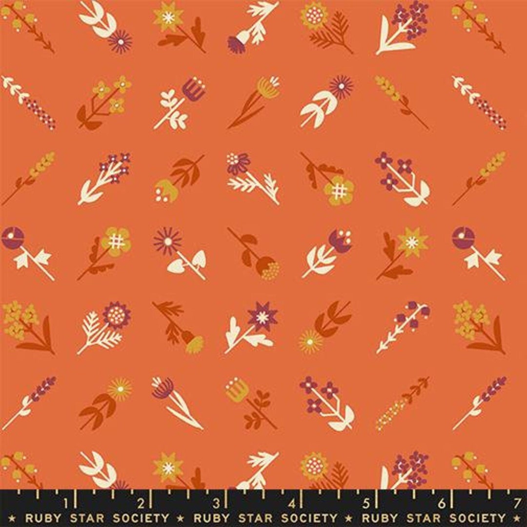 To and Fro by Rashida Coleman Hale | Floret in Rust | Ruby Star Society ...