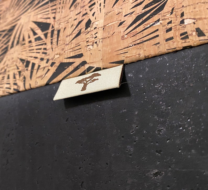 Labels 5 Pack Made With Cork Sew in Label Custom | Etsy