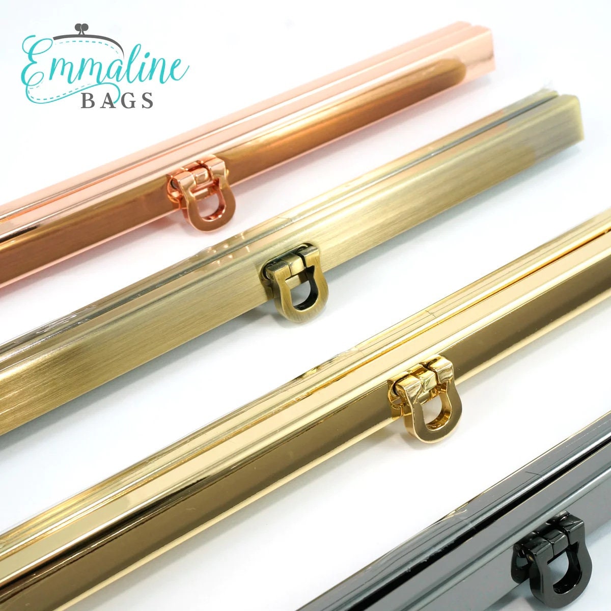 Wallet Closure Bar - 7-1/2" Wide | Emmaline Brand Hardware | Wallet or ...