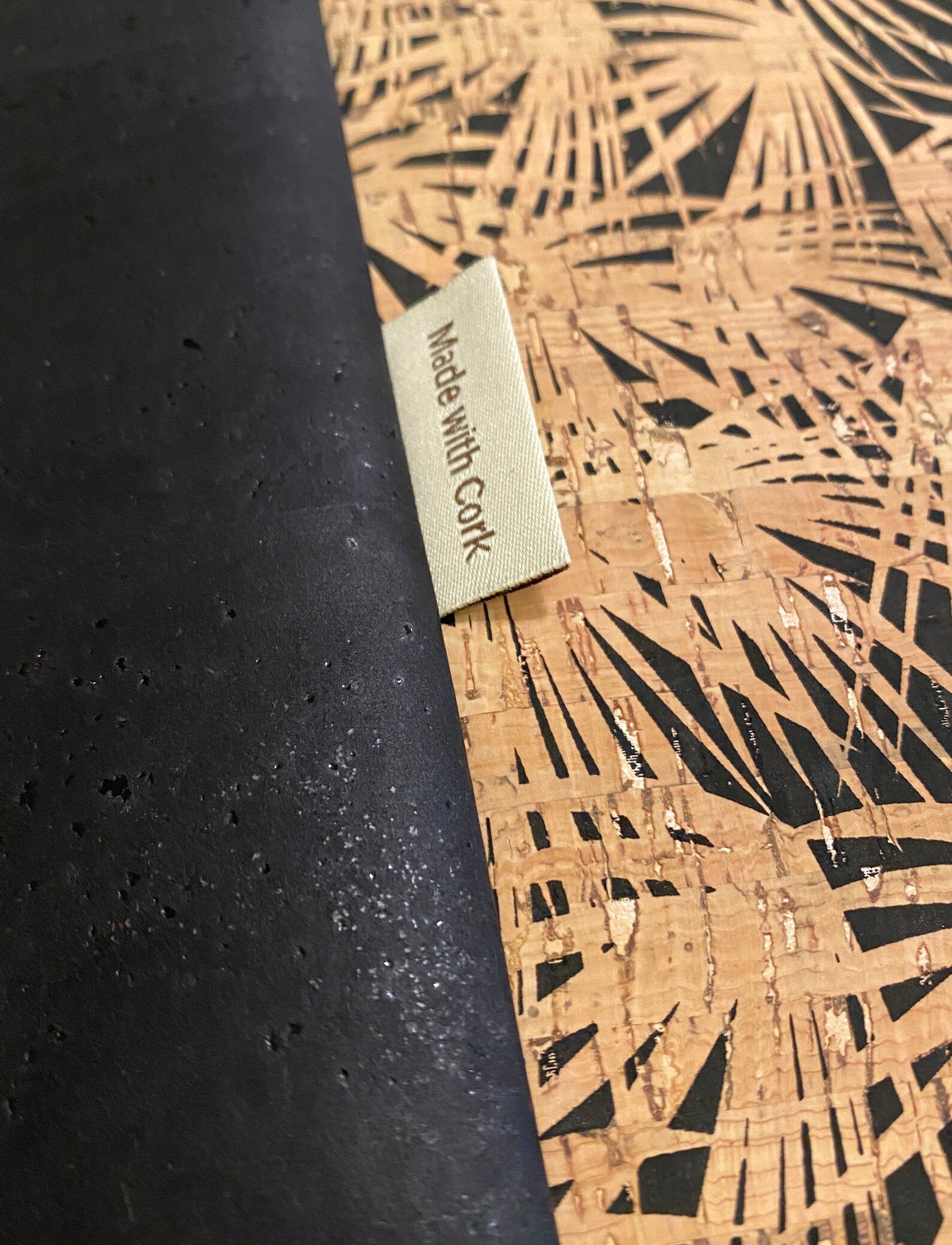 Labels 5 Pack Made With Cork Sew in Label Custom - Etsy