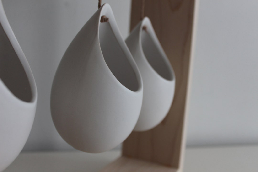 Tear Drop Shaped Ceramic Hangers Plant Gift - Etsy