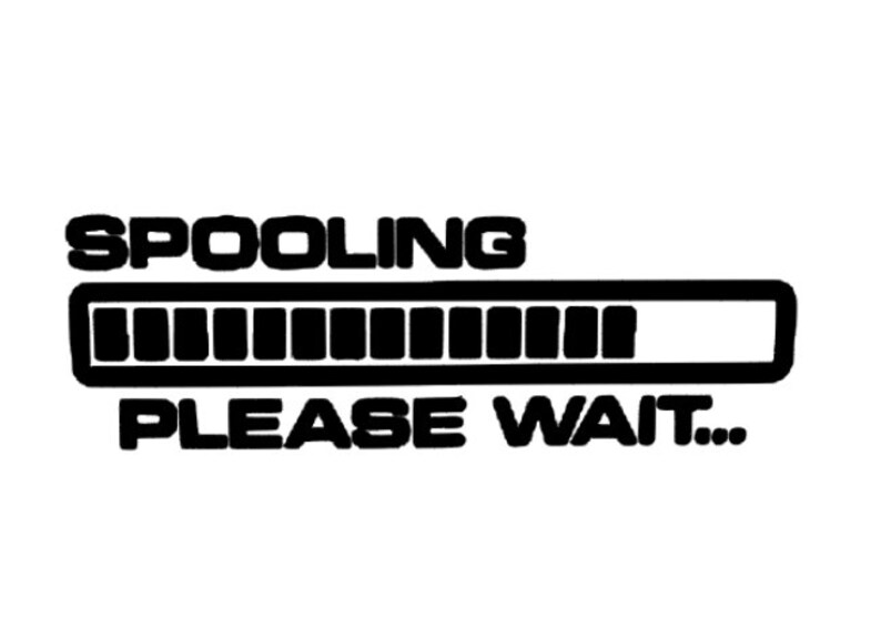 Spooling Turbo Bumper Sticker-car Decal-laptop Sticker-tumbler Sticker ...