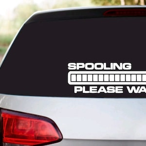 Spooling Turbo Bumper Sticker-car Decal-laptop Sticker-tumbler Sticker ...