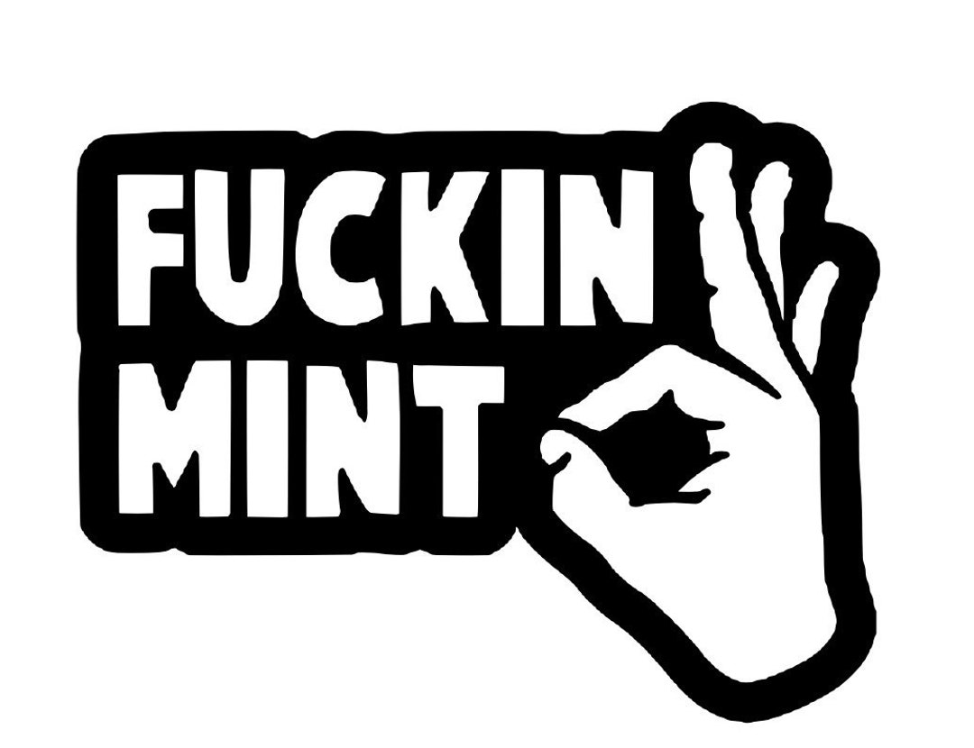 Fucking Mint Bumper Sticker Car Decal-laptop Sticker Tumbler - Etsy