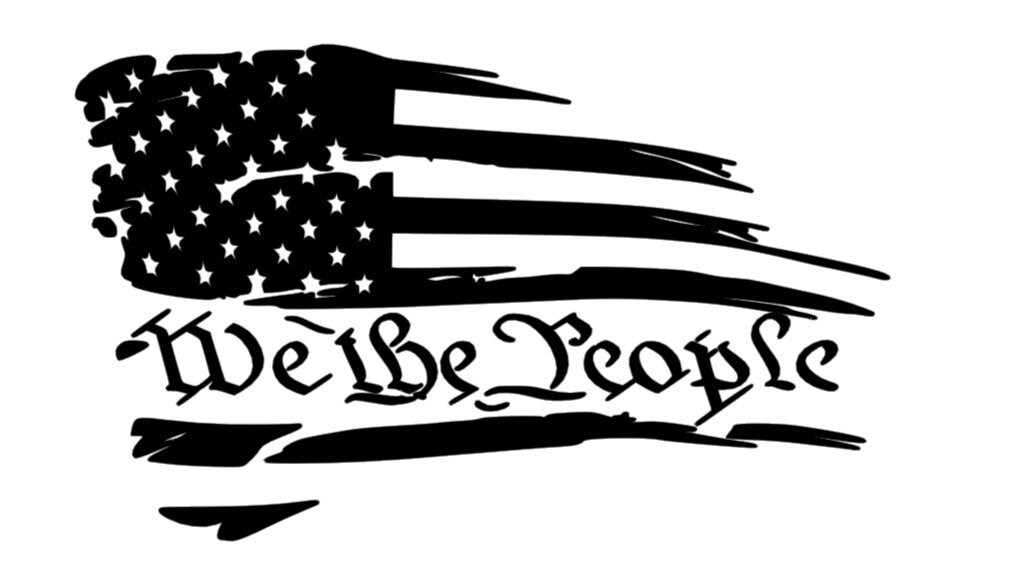 We the People Bumper Sticker- Car Decal-laptop Sticker- Tumbler Sticker ...