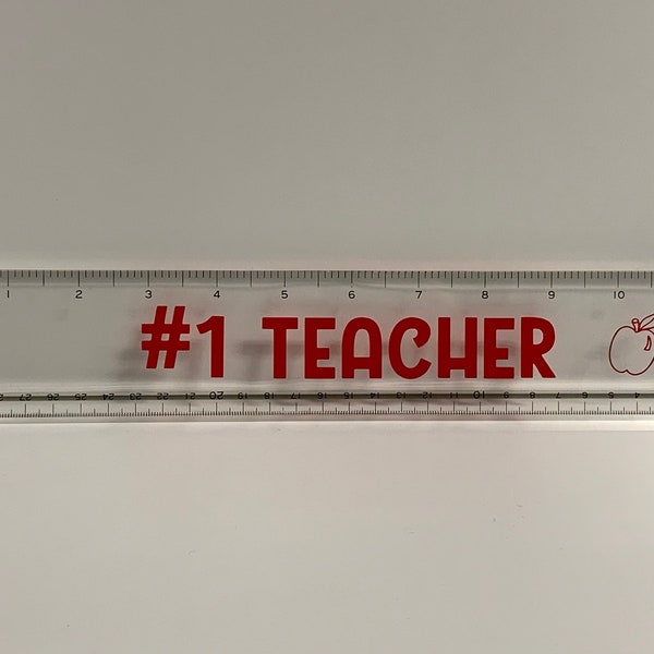 Personalized Ruler Teacher - Etsy