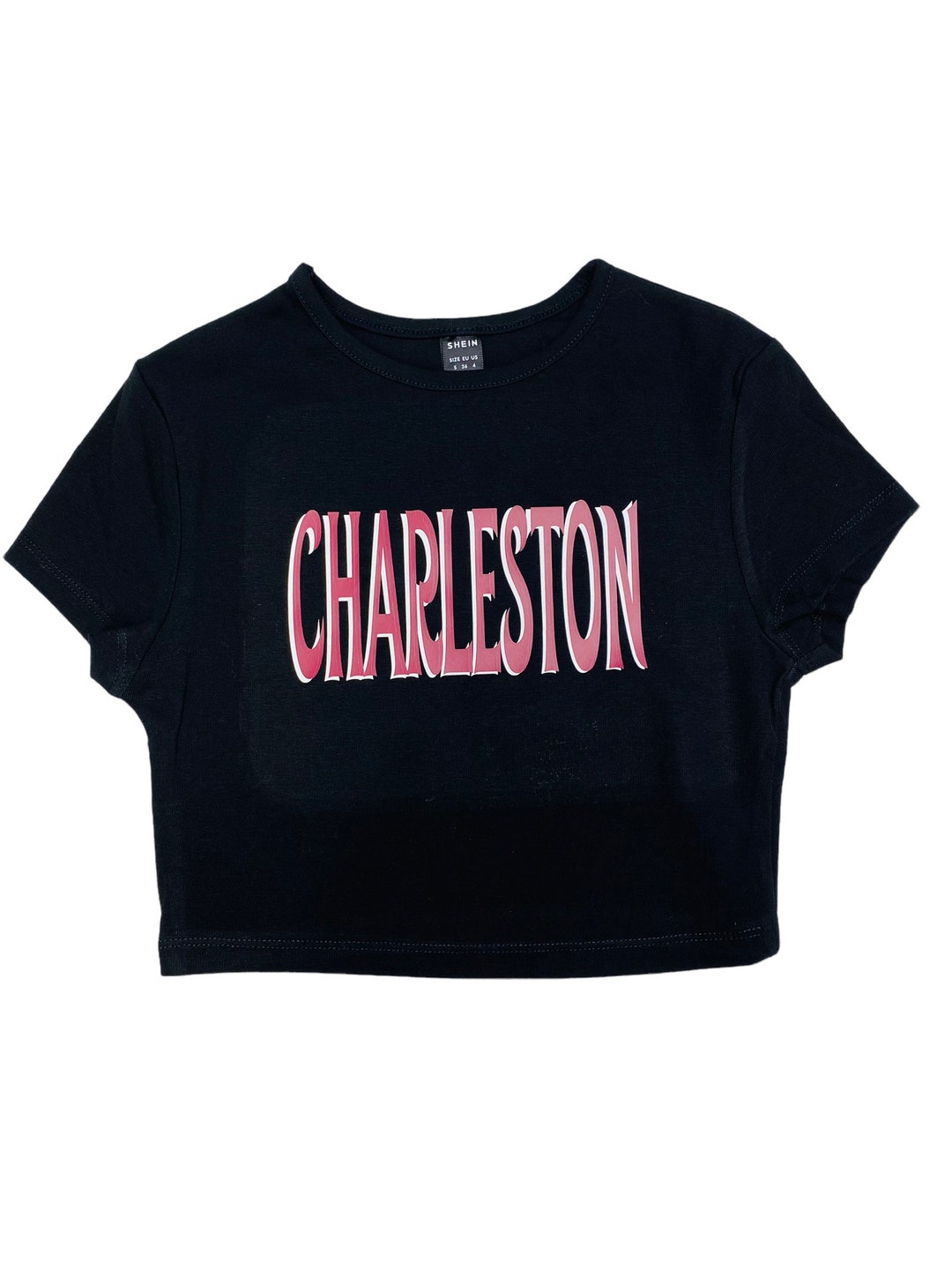 Custom Personalized Women's Form Fitted Crop Top. College Apparel ...