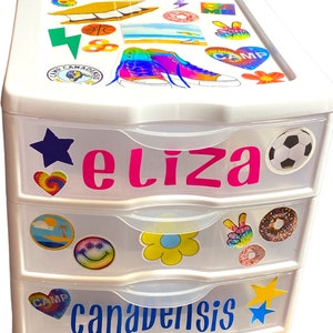 Custom Mini 3 Camp Drawer Set W/stickers & Personalization. Camp ...